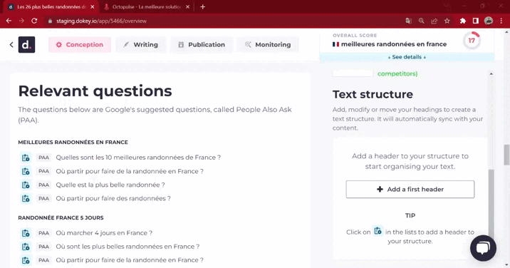 Prepare your writing plan